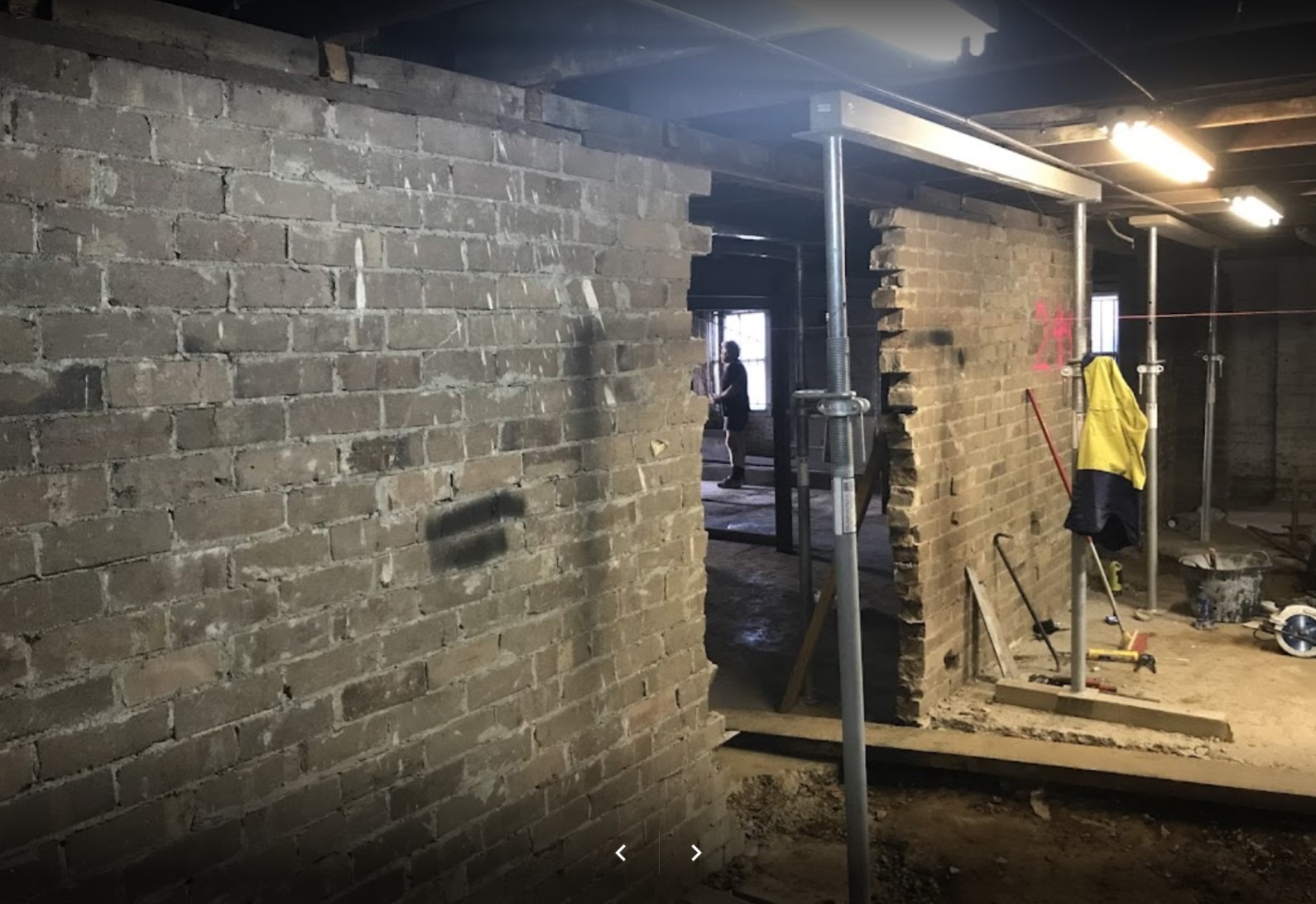 Underground Wall Removal - Active Wall Removal